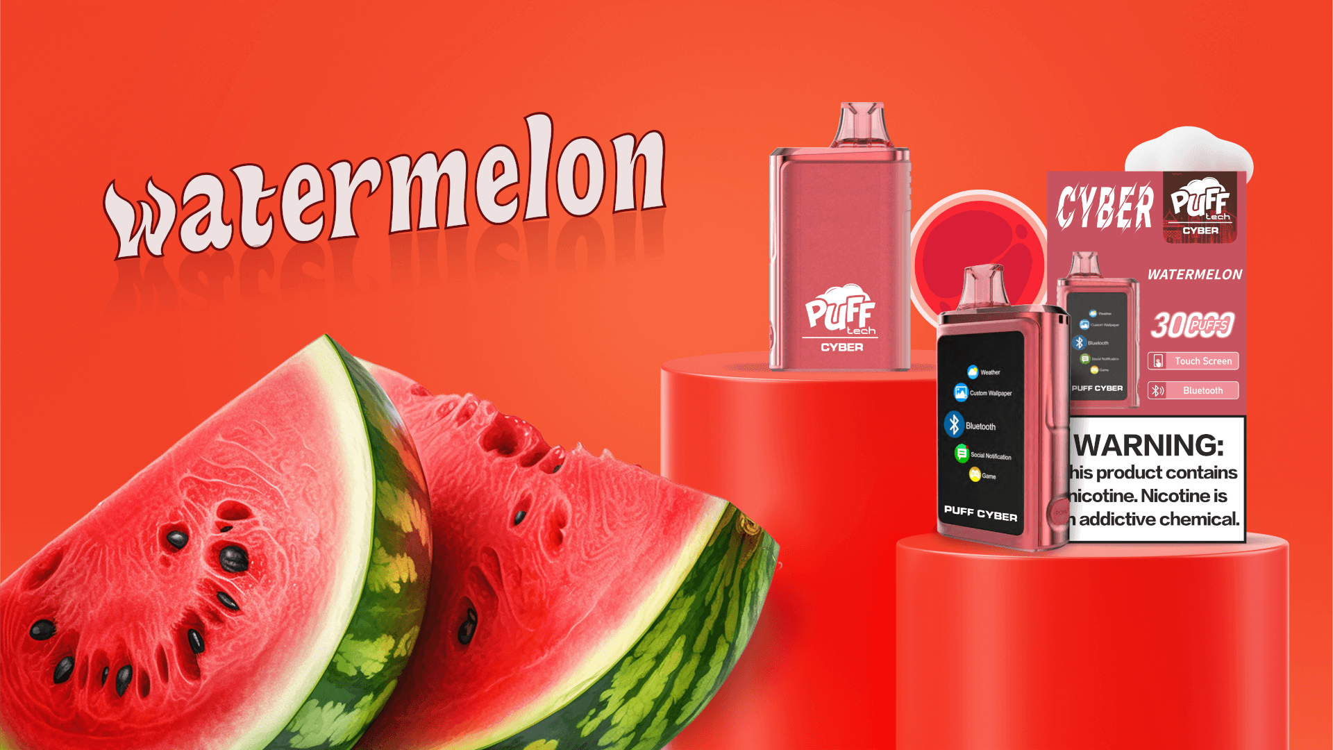 PUFF CYBER - WATERMELON