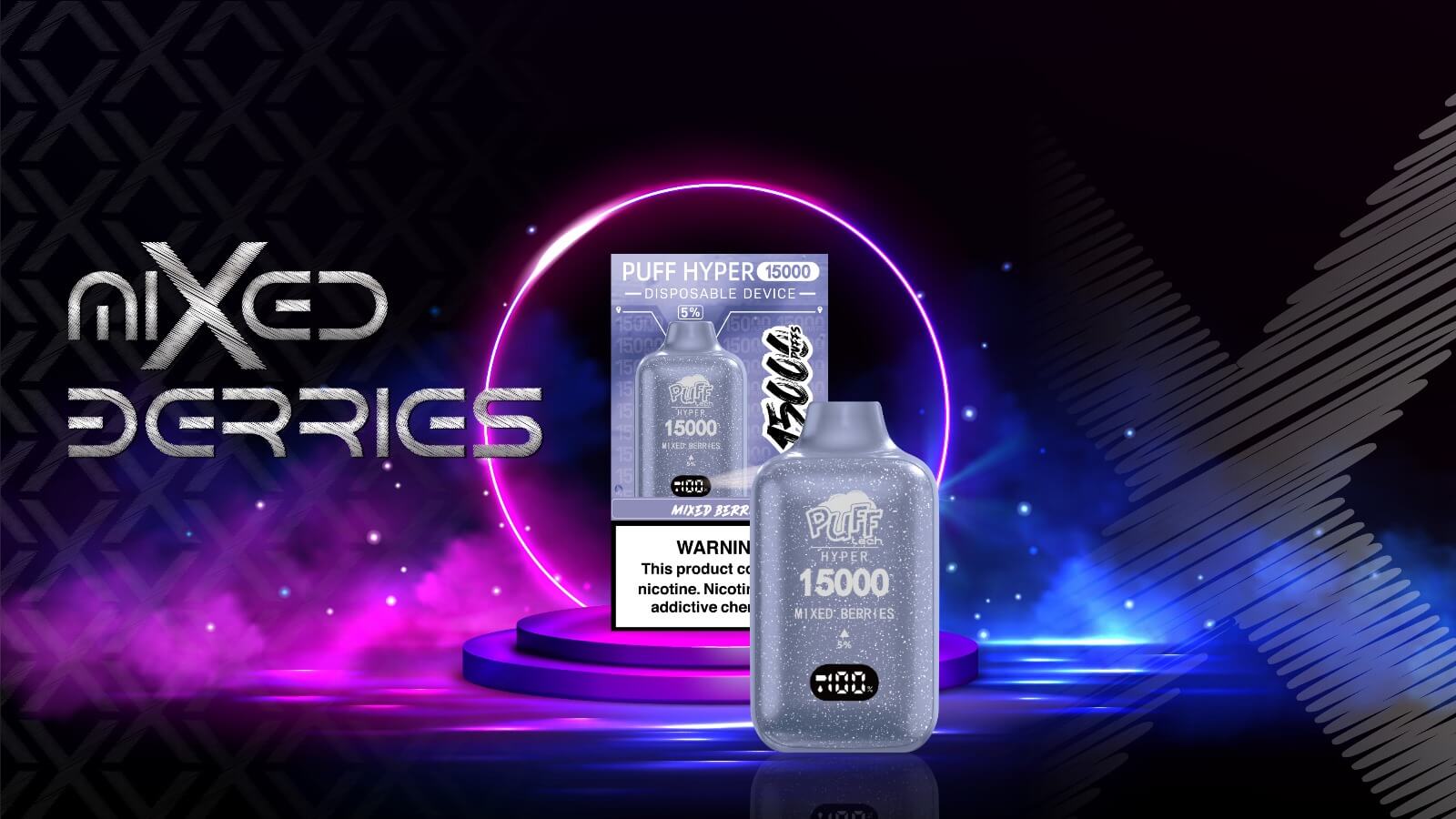 Puff Hyper Mixed Berries - PUFFTECH