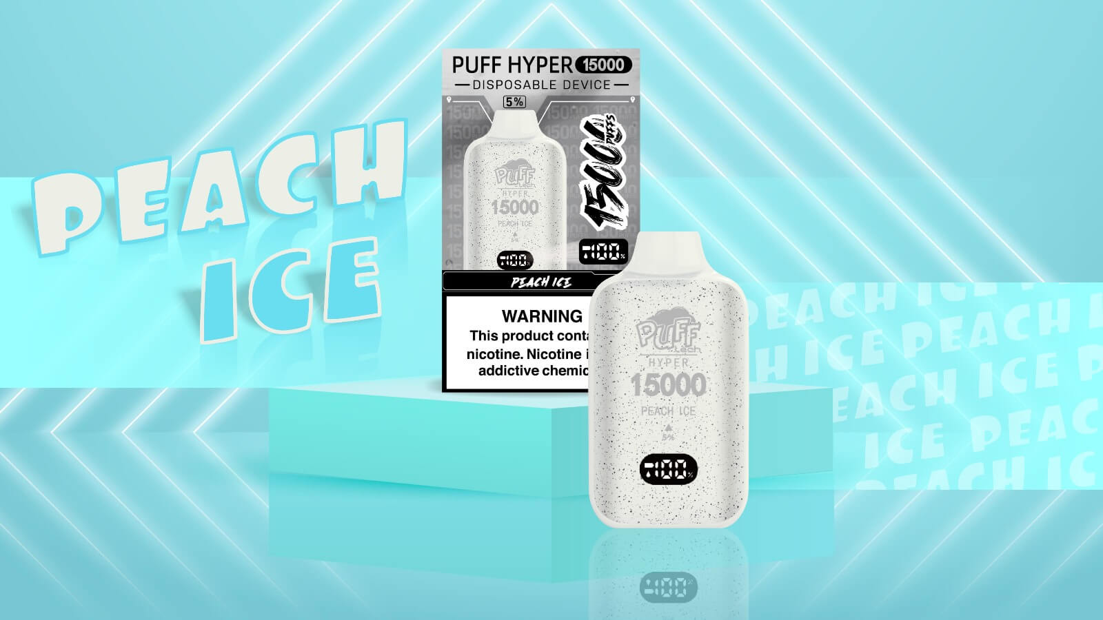 Puff Hyper Peach Ice - PUFFTECH