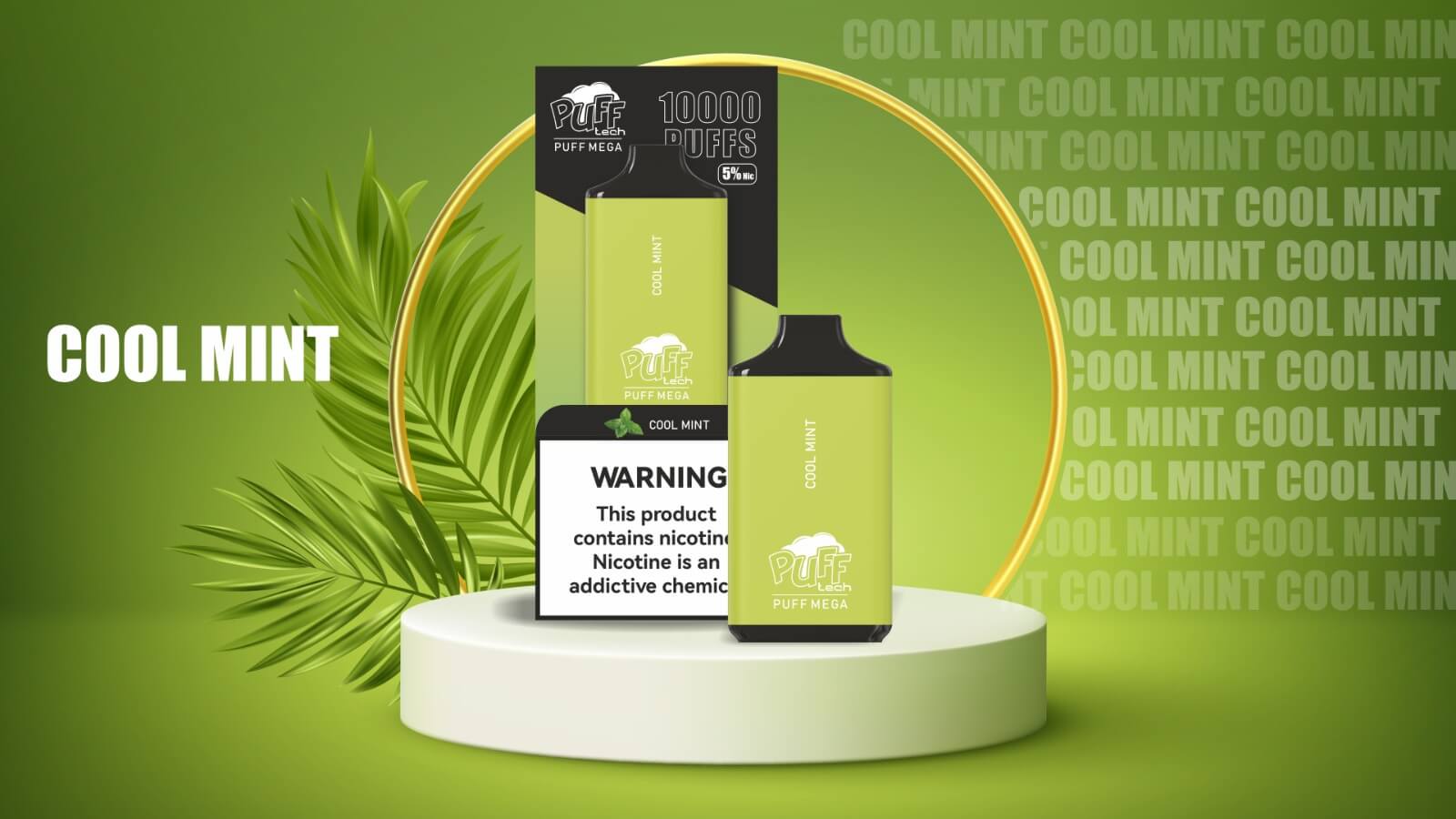 Puff Mega Cool Mint - PUFF TECH