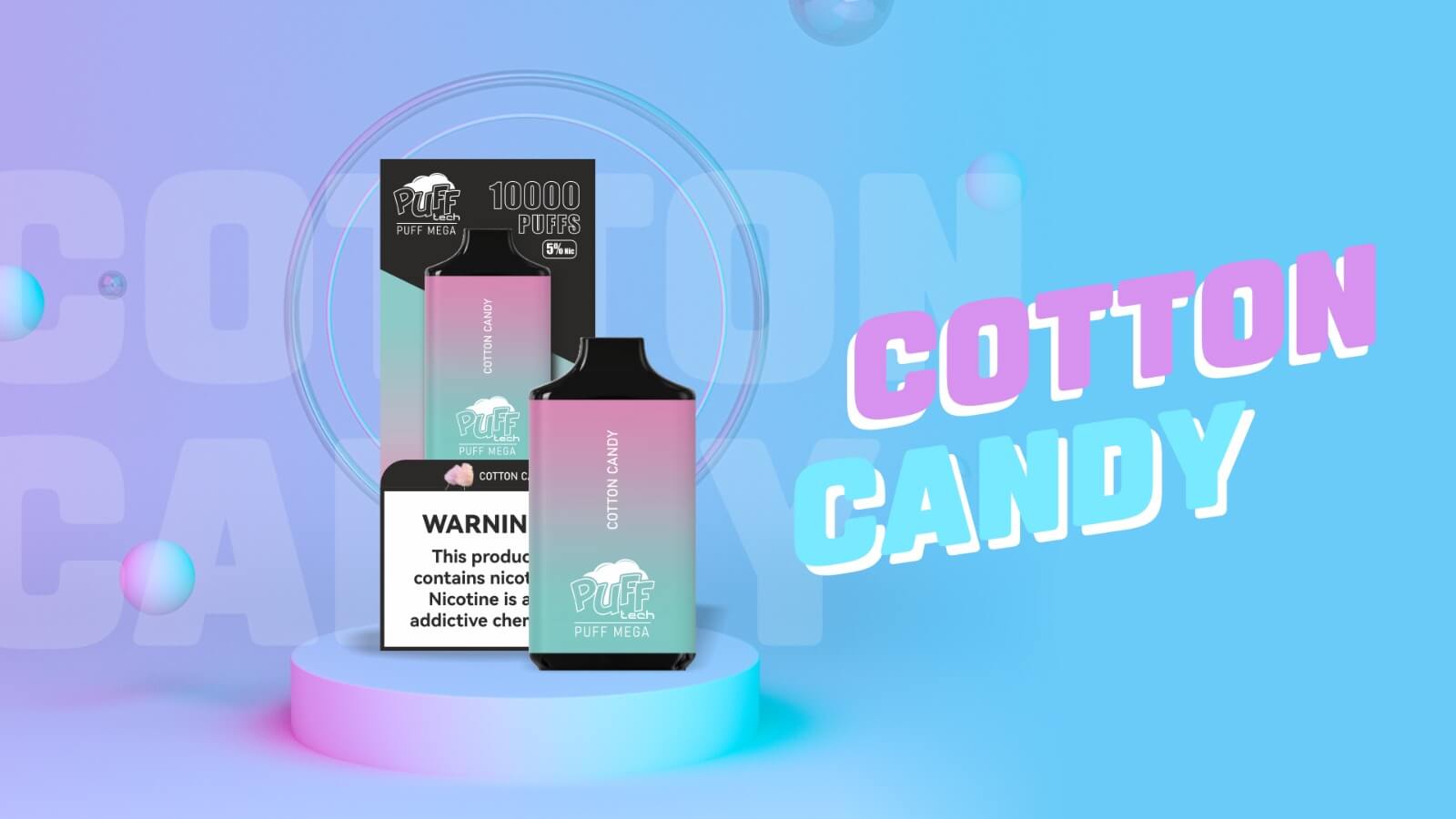 Puff Mega Cotton Candy - PUFF TECH