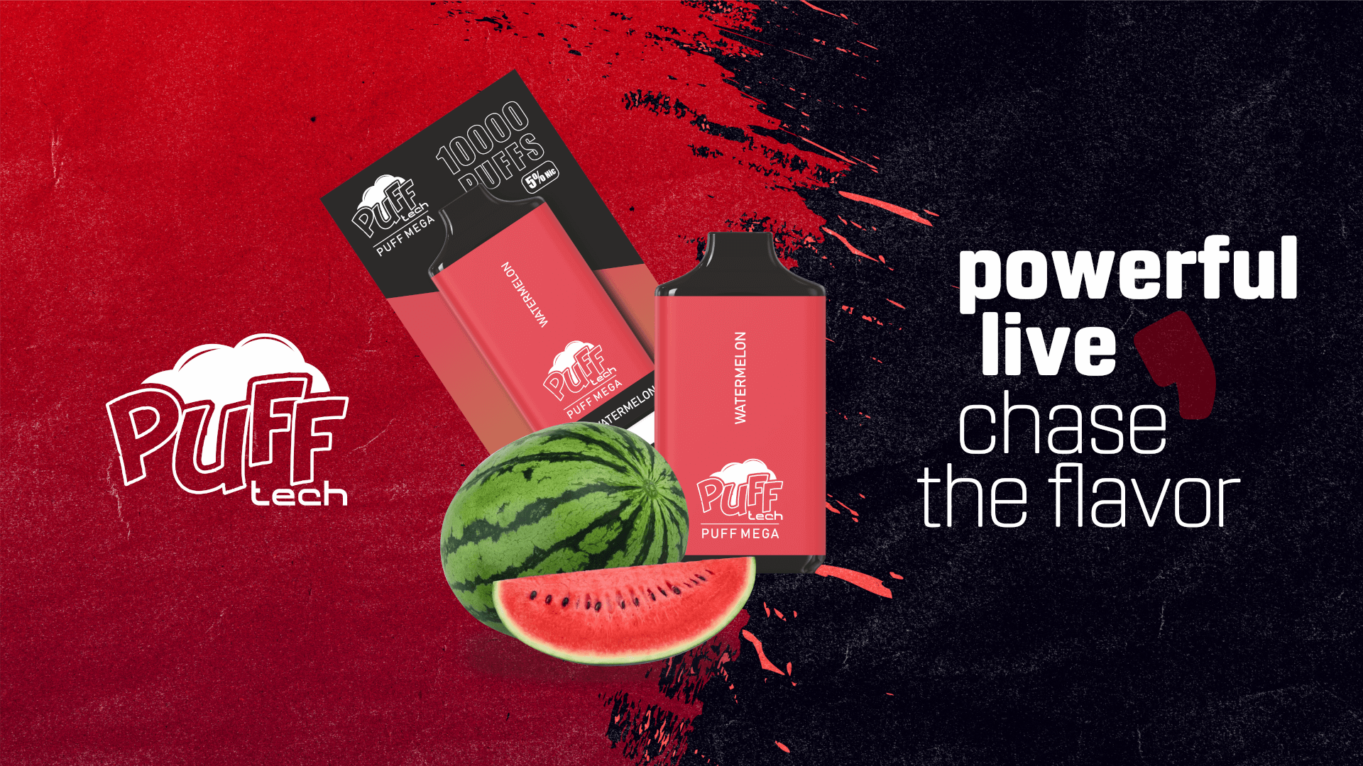 Puff Mega Watermelon - PUFF TECH